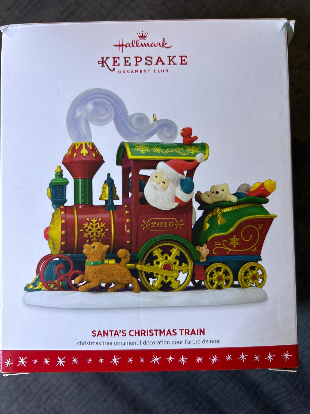 Hallmark “santa’s Christmas Train” NIB Ornament Club - Etsy
