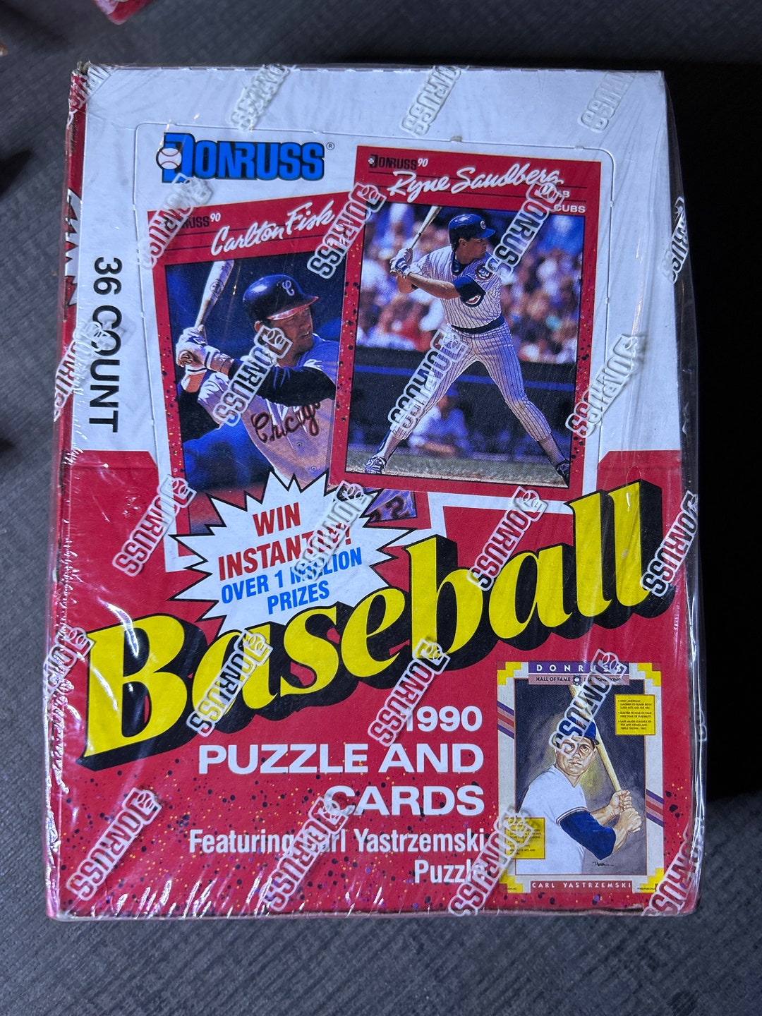 1990 Donruss Wax Pack Box 36 Packs Factory Sealed - Etsy