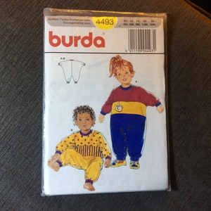 Burda Pattern #4493 “sleeper” 3 Months to 18 Months - Etsy
