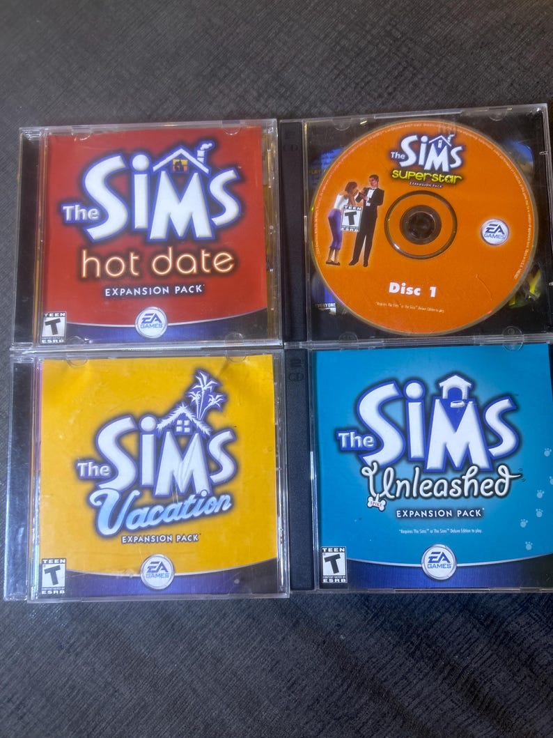 The SIMS PC Game Expansion Packs (4 Packs) - Etsy