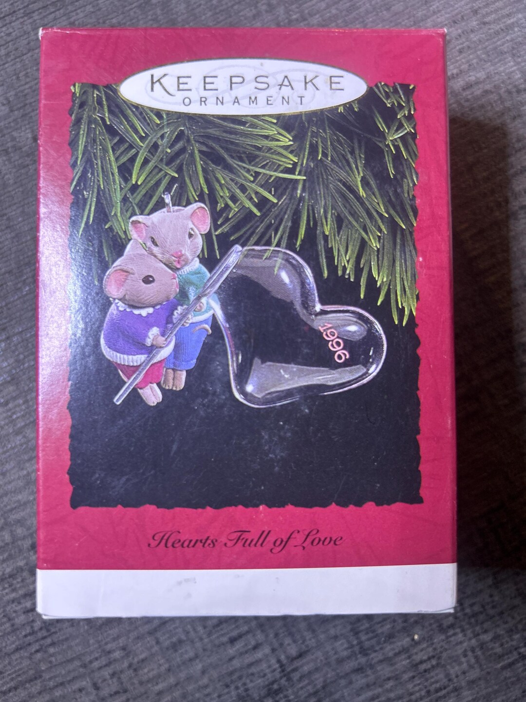 1996 Hallmark “hearts Full of Love” Ornament NIB - Etsy