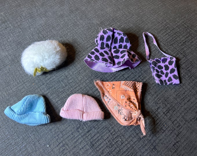 Barbie Hats Mattel (5 Hats-1 Bag) - Etsy