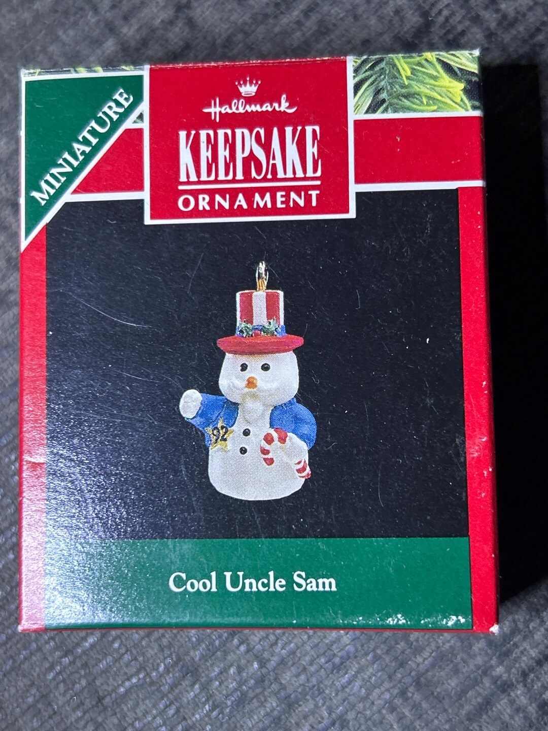 Hallmark “cool Uncle Sam” Miniature Ornament NIB - Etsy