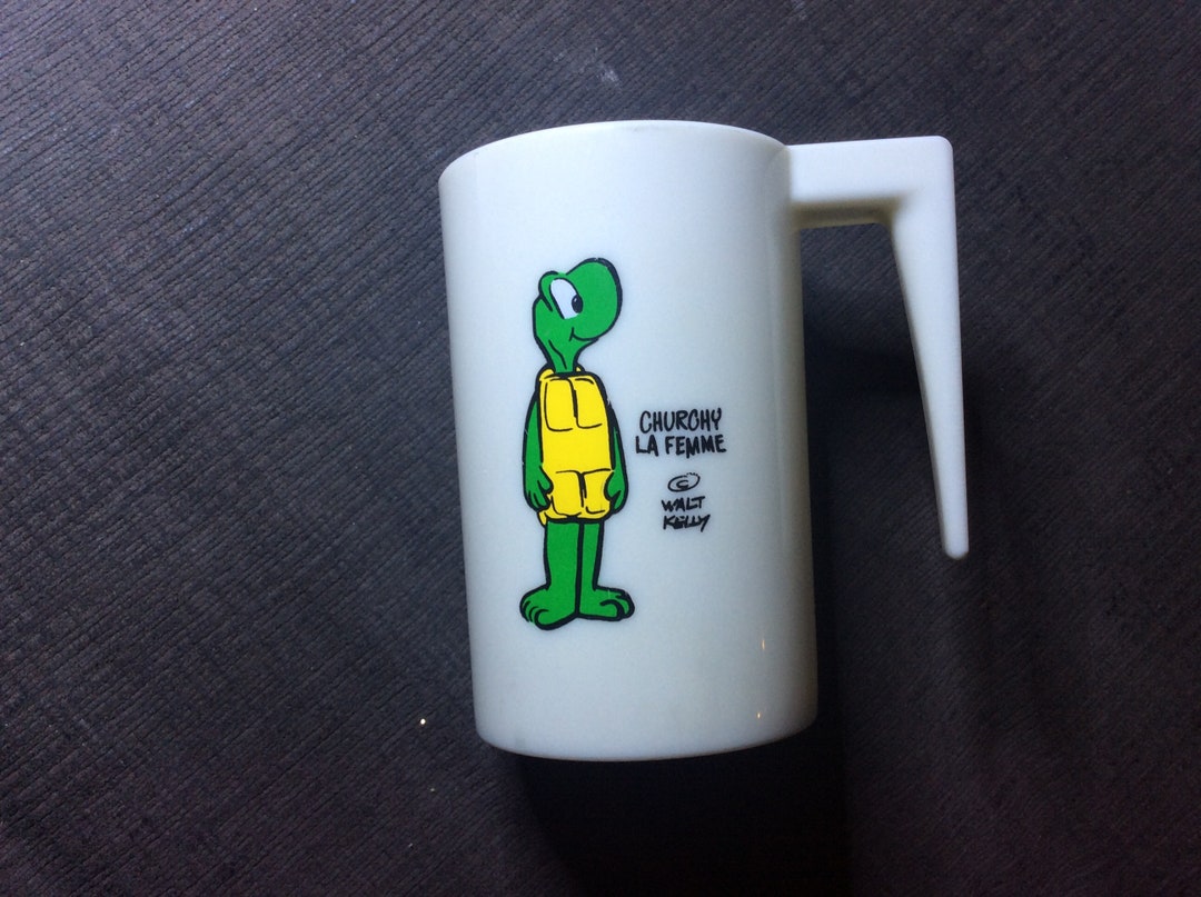POGO Churchy the Turtle 70’s Milk Mug “churchy Le Femme” - Etsy