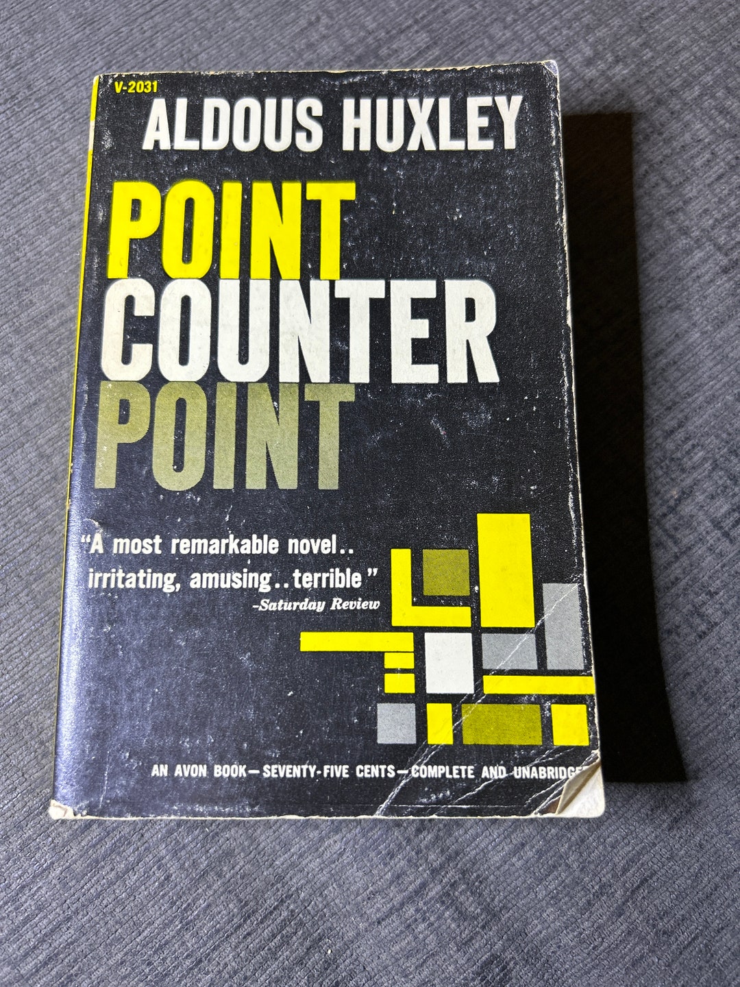 Aldous Huxley point Counter Point Avon Paperback - Etsy