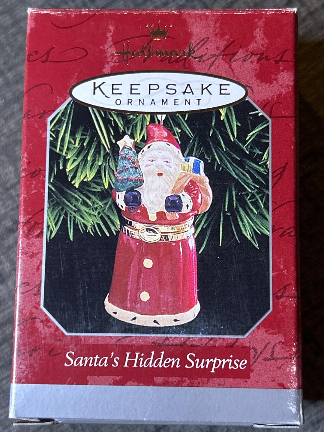 Hallmark “santa’s Hidden Surprise” Hinged Box New in Box - Etsy