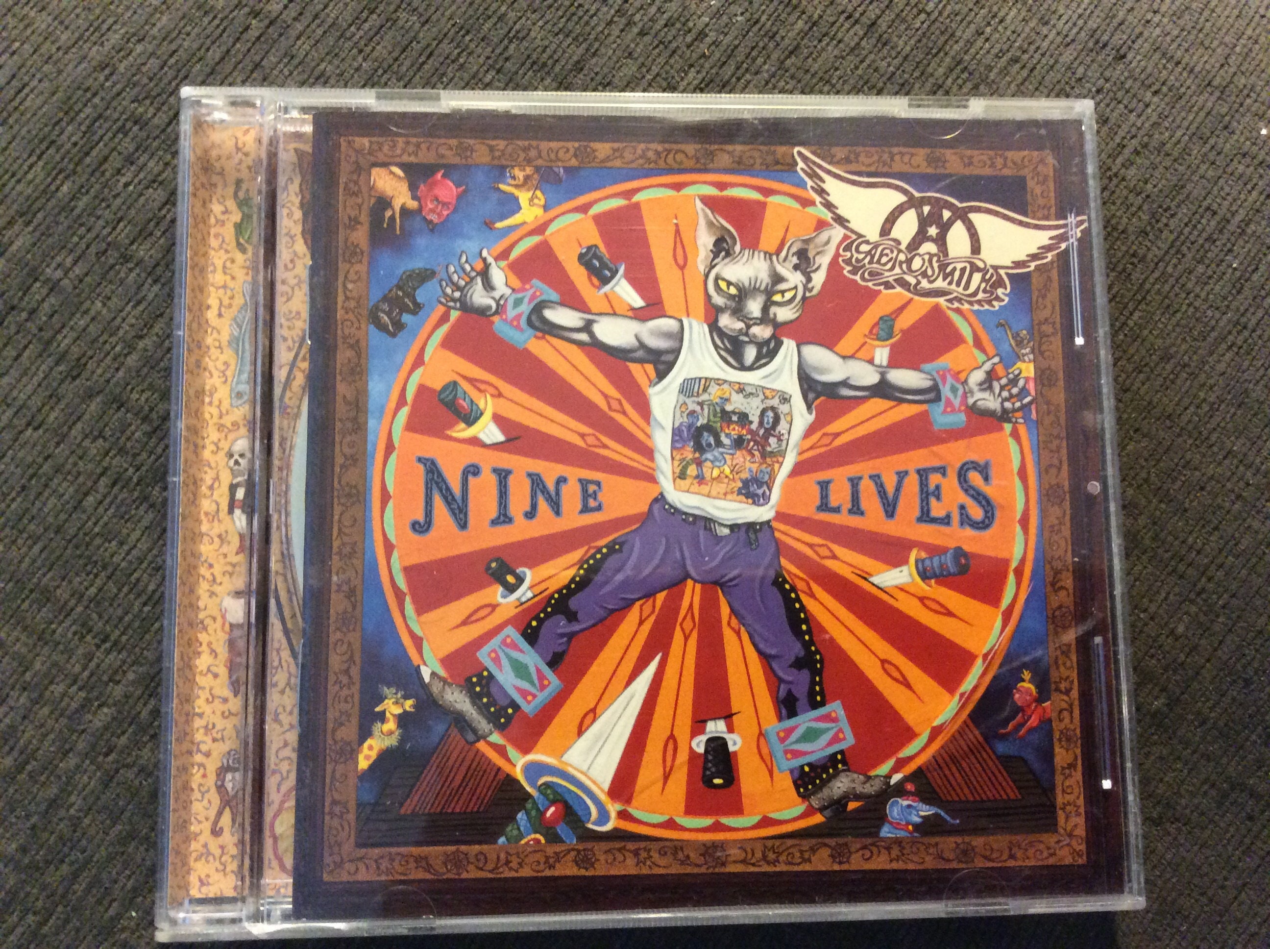 Aerosmith Nine Lives Album Art