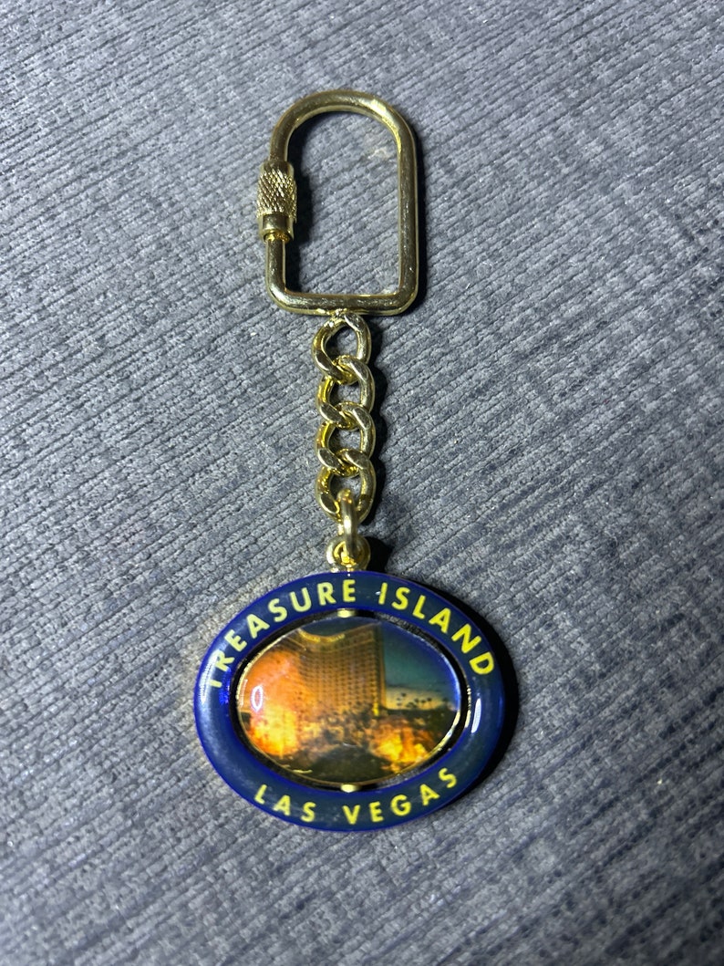 Treasure Island Las Vegas Keychain (1990’s) - Etsy