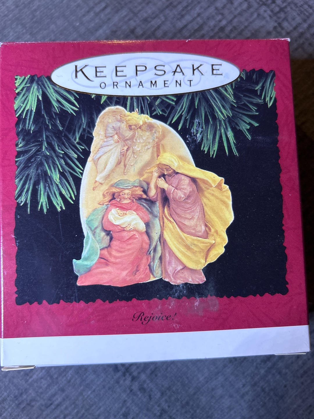 Hallmark “rejoice” Ornament NIB 1995 Christian - Etsy