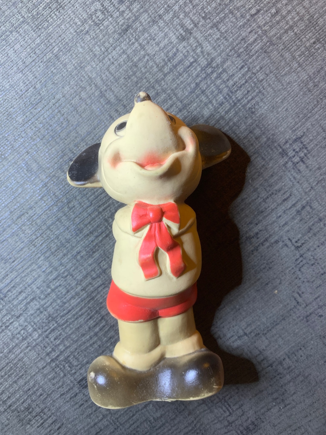 Vintage Mickey Mouse Squeeze Toy Disney - Etsy