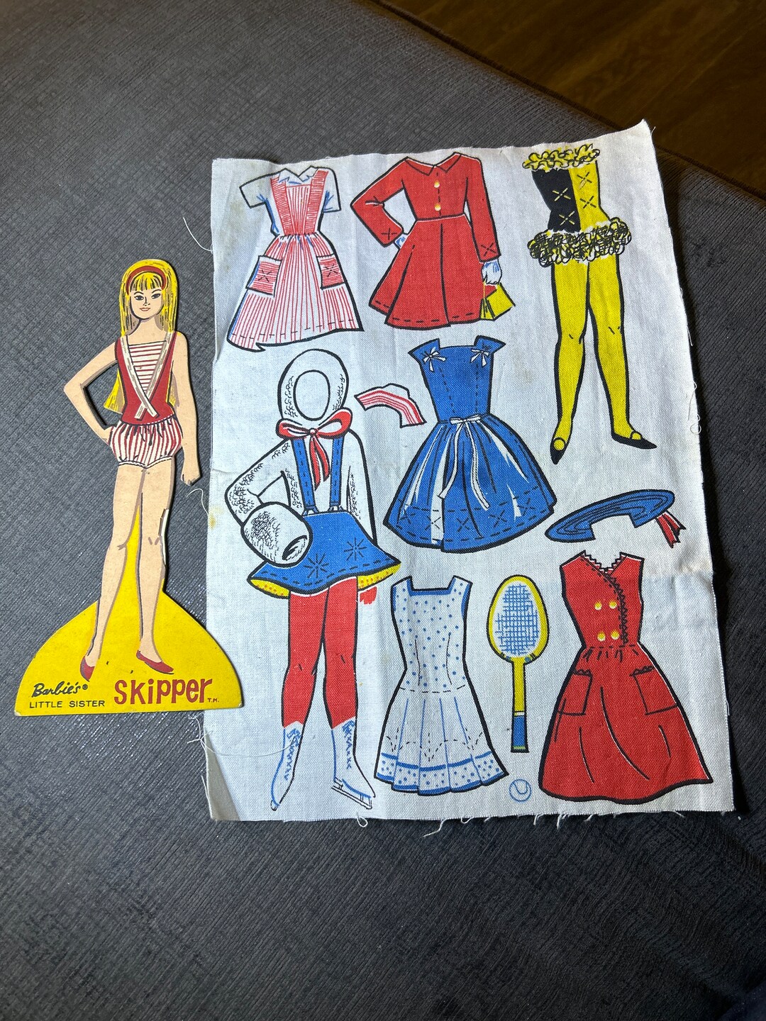1960s Skipper Paper Doll With Cloth Clothes - Etsy
