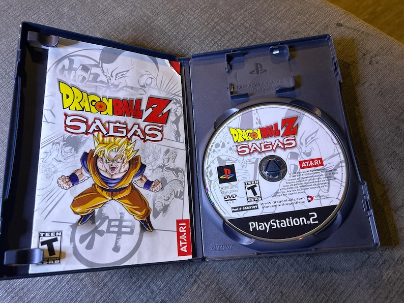 Playstation 2 Video Game (dragon Ball Z-sagas) Tested Plays Great ...