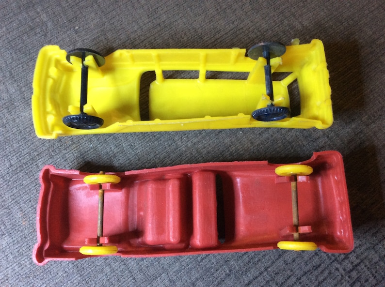 2 Vintage Wannatoy Plastic Cars 5 Inches Long 1950s - Etsy
