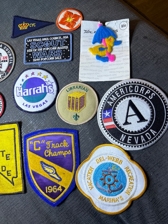 15 Cloth Patches (Vintage-Modern) - Gem