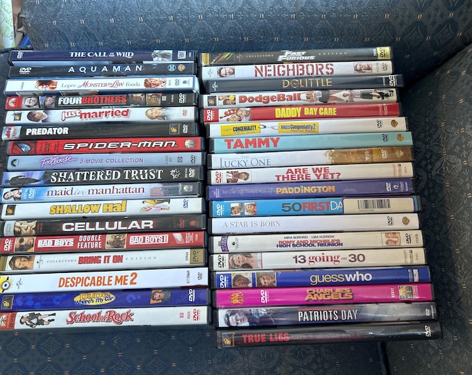 35 DVD Movies With Cases - Etsy