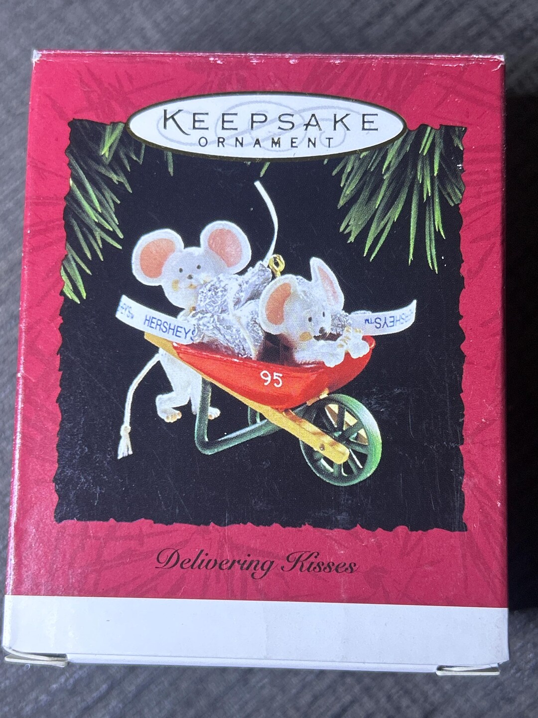 1995 Hallmark delivering Kisses Ornament hersheys Kisses NIB - Etsy