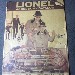 Lionel Train Catalog vintage 38 Pages - Etsy