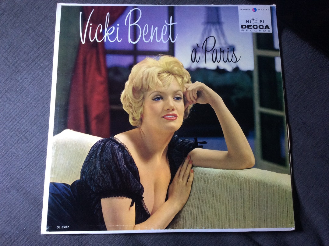 Vicki Benet Album Vinyl “a’ Paris” Very Good Condition - Etsy