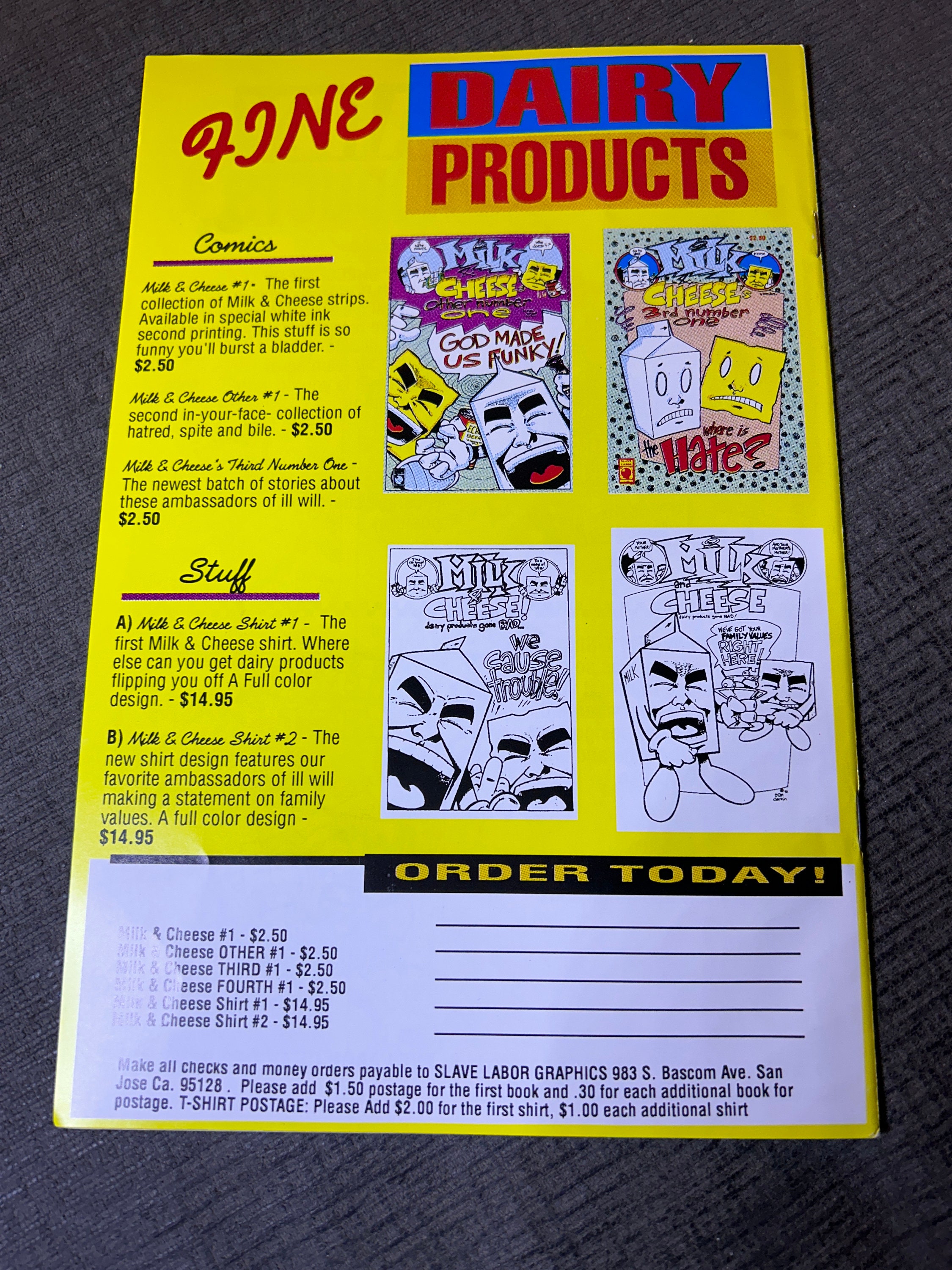 Dorkin Milk And Cheese