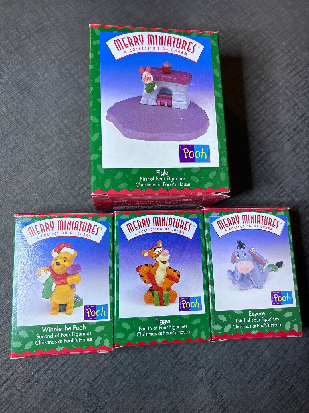Hallmark Merry Miniatures christmas at Poohs House 4 - Etsy