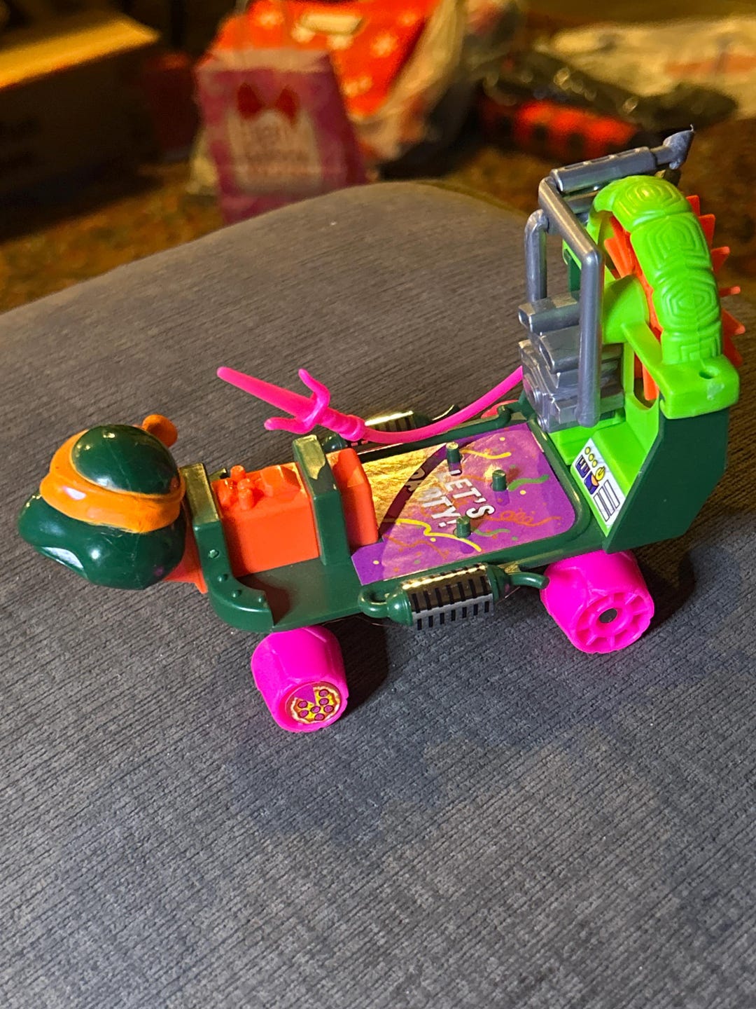 TMNT Vehicle “michelangelo's Lets Party Vehicle” (loose) Playmates ...