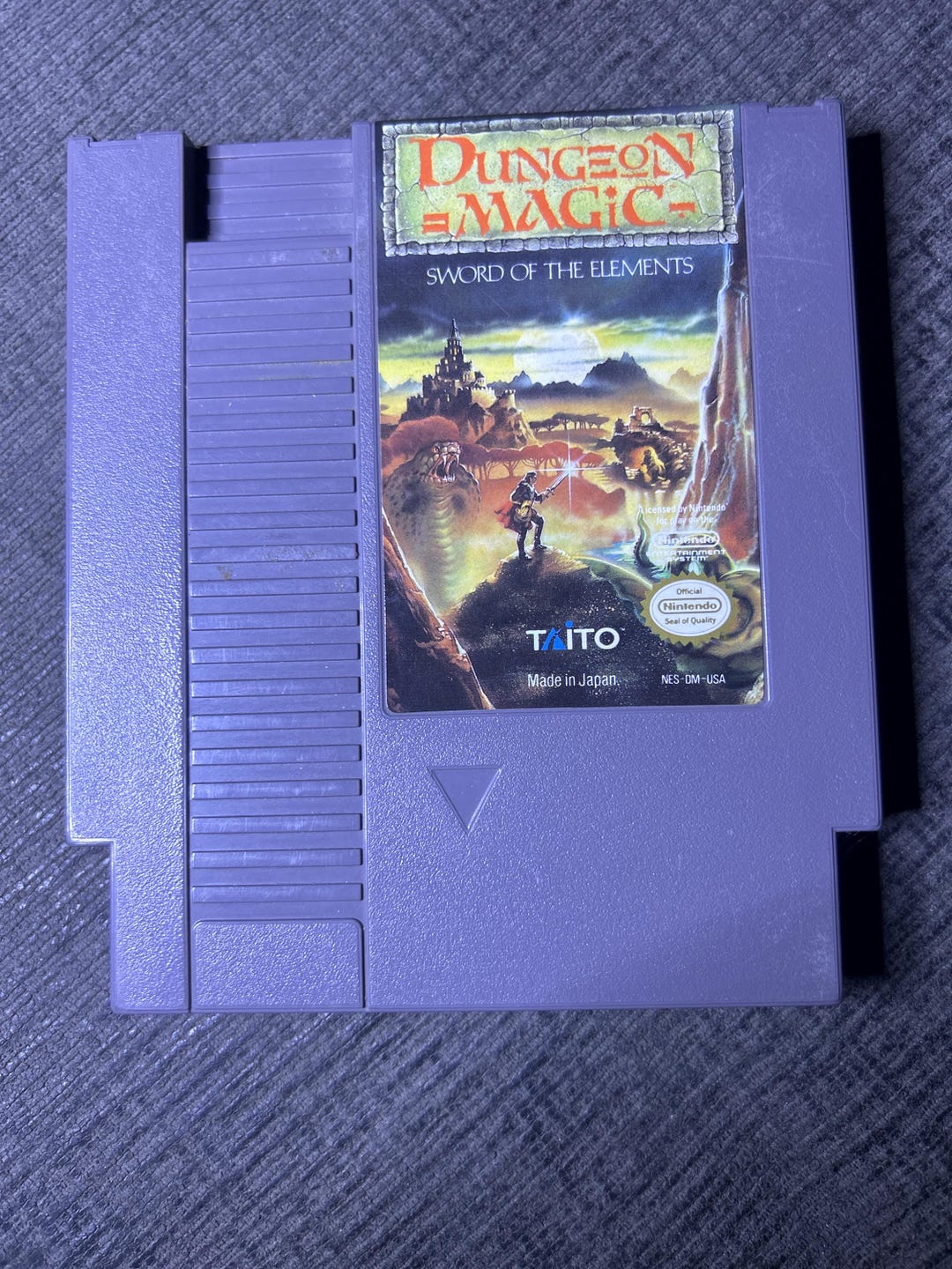 Dungeon Magic sword of the Elements Game NES Nintendo Plays Great - Etsy