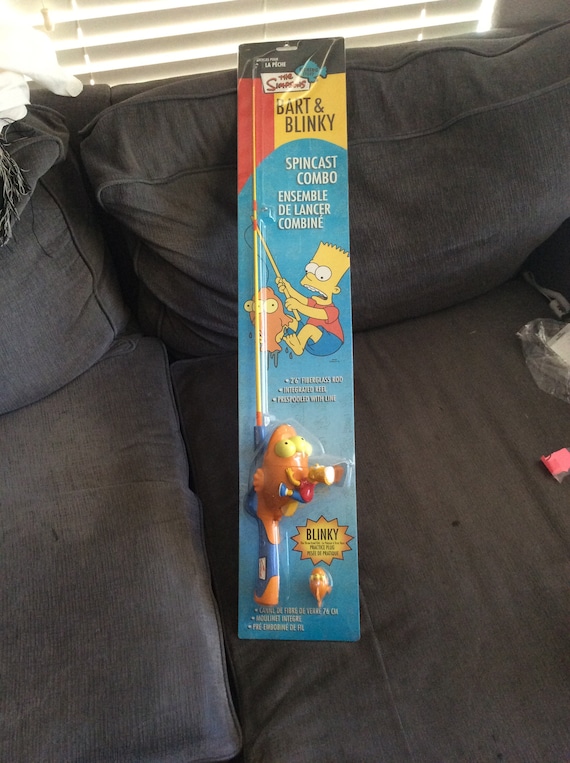 Bart Simpson and Blinky Spincast Combo Fishing Rod and Reel - Etsy