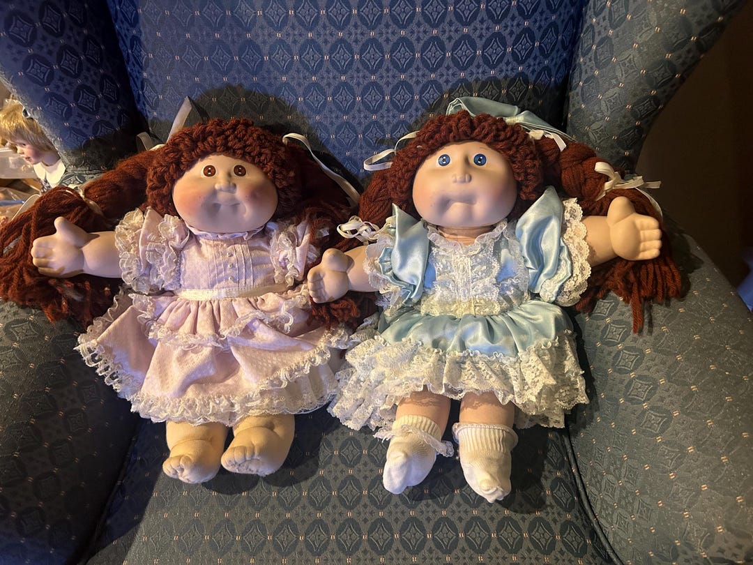 1985 Cabbage Patch Doll Twins porcelain With Paperwork and COA - Etsy