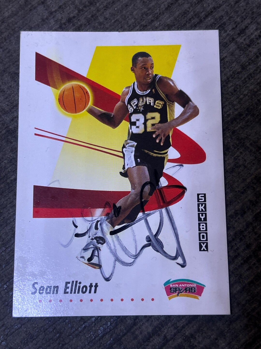 Sean Elliott Autographed NBA Card (hand Signed) Authenticity Guaranteed ...