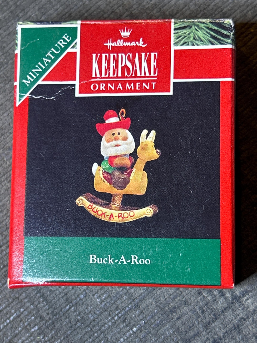 Hallmark “buck-a-roo” Miniature Ornament NIB - Etsy
