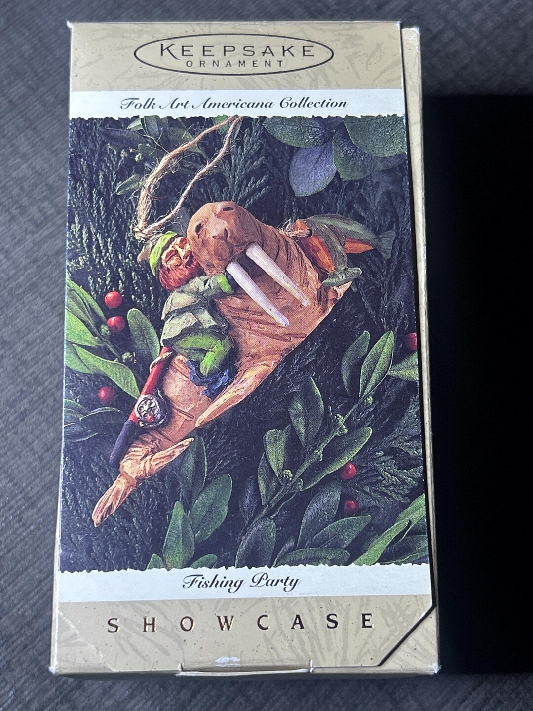 Hallmark Ornament (americana Collection) Fishing Party With Box - Etsy