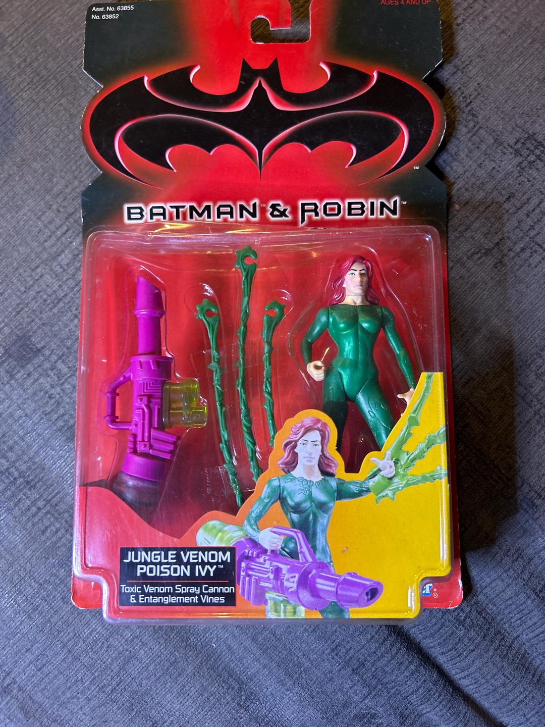 Batman and Robin “jungle Venom Poison Ivy” New on Card (1997 Hasbro) - Etsy
