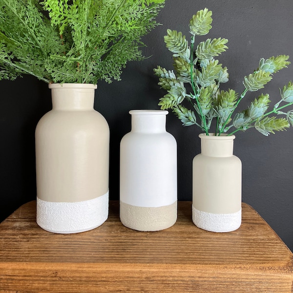 Cream Vase - Etsy UK