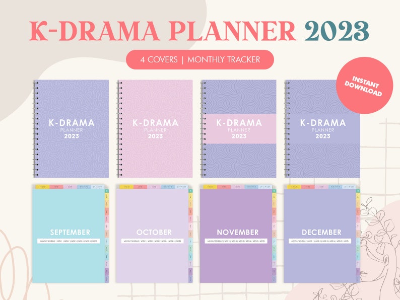 K-drama Planner 2023 Digital K-drama Planner 2023 - Etsy