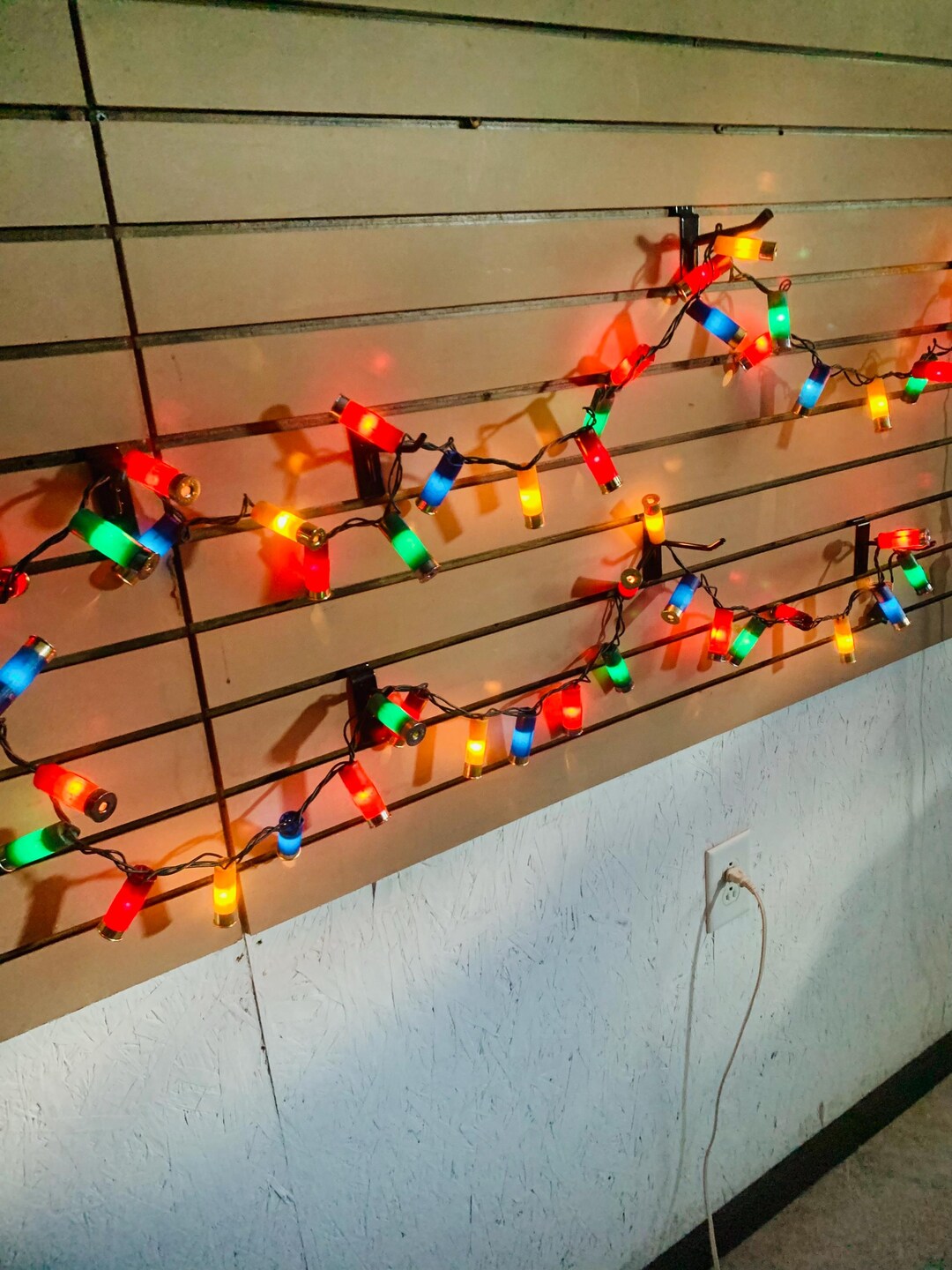 REDUCED Christmas Shotgun Shell Lights, 50 LED Light Set, Tree, Wreath ...