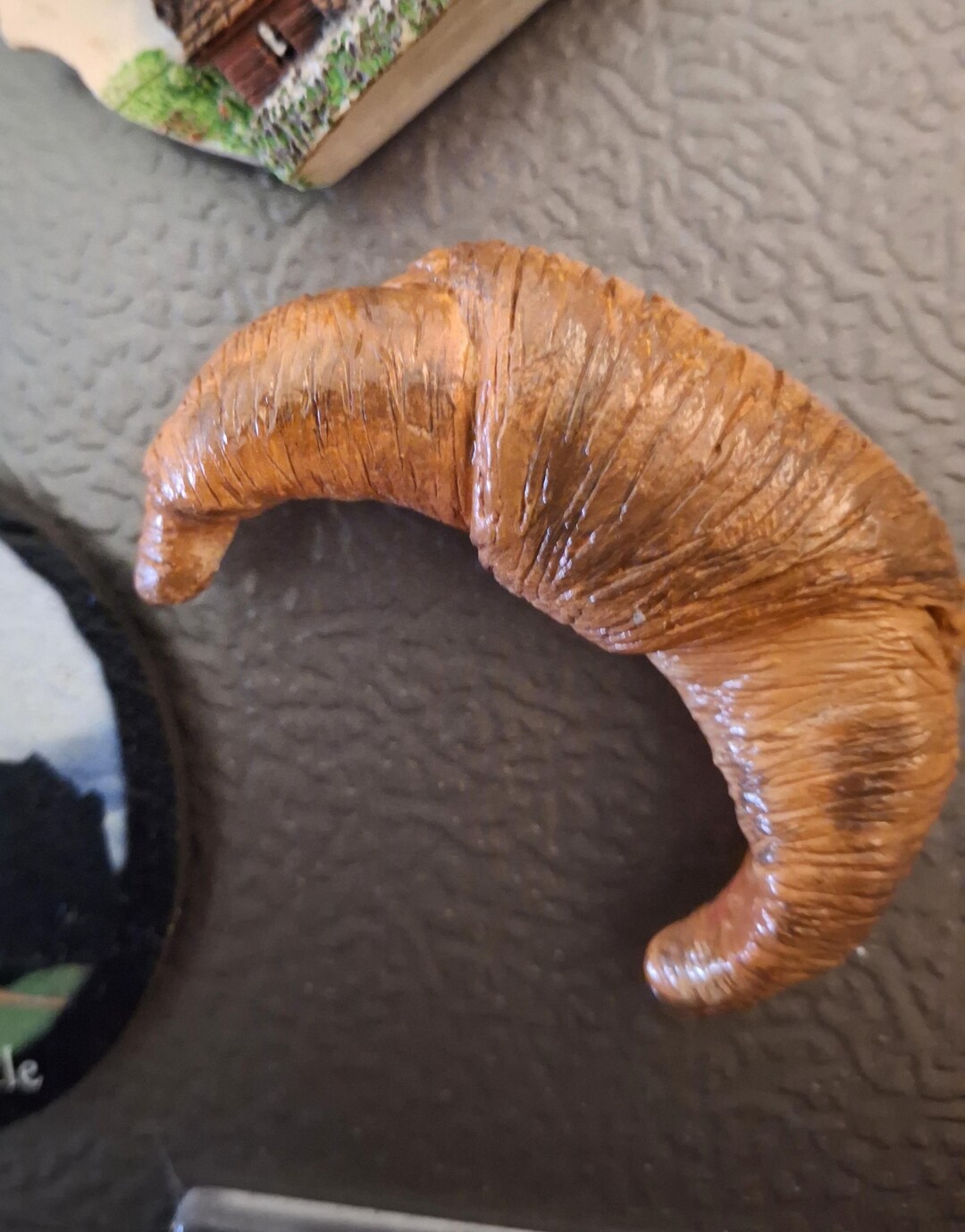 Realistic Croissant Fridge Magnet: Handmade Air Dry Clay - Etsy
