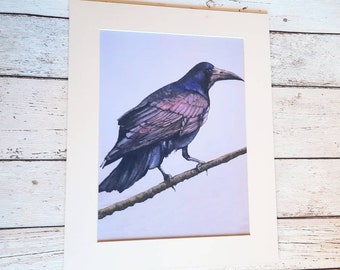 Gothic Crow King Vintage Poster Art Poster Print Home Decor - Etsy