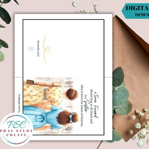 Printable Jehovah's Witness Friendship Gift Card| JW Card Download| 5x7 ...