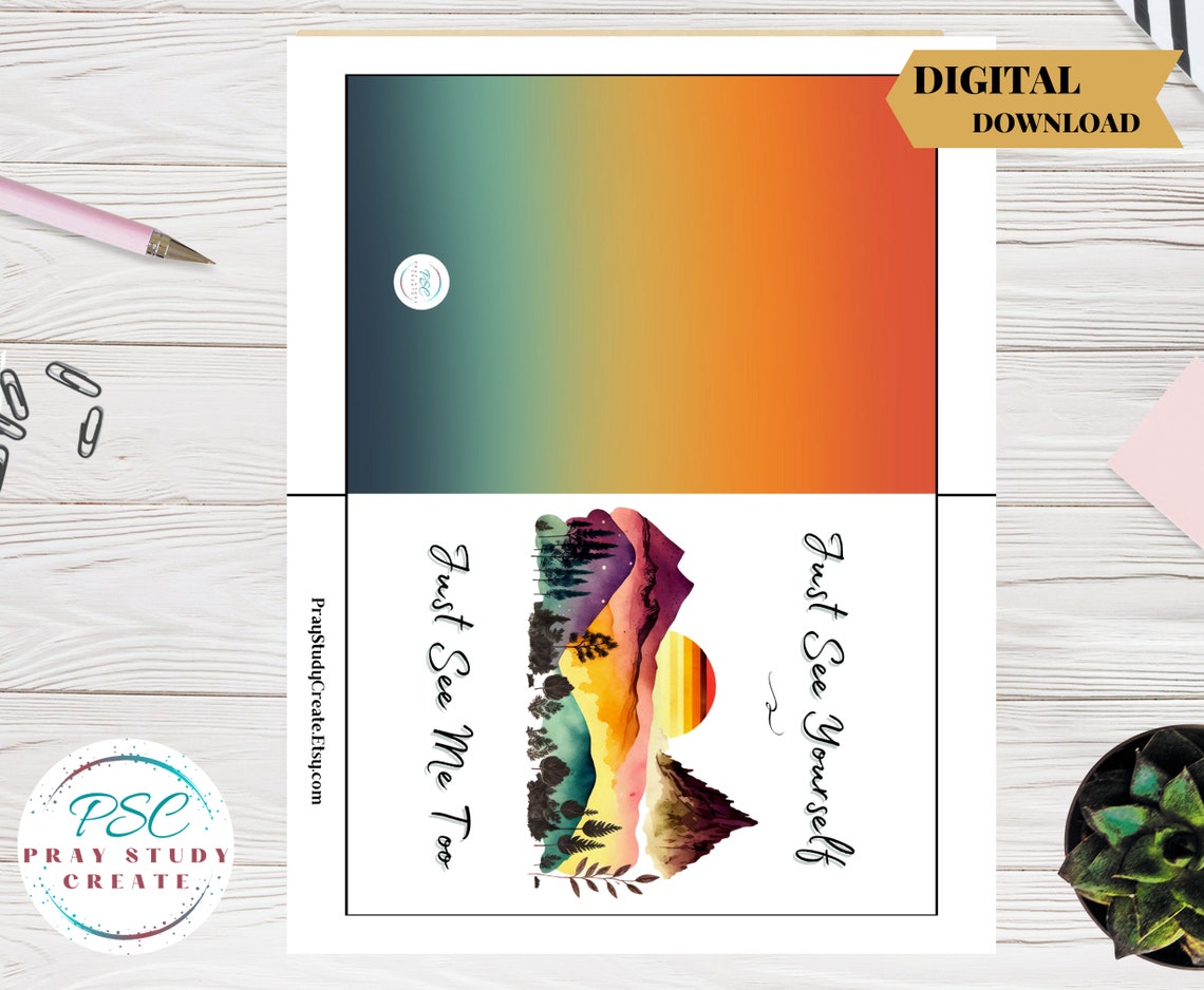 Printable Jehovah's Witness Greeting Card| JW Card Download | 5 X 7 ...