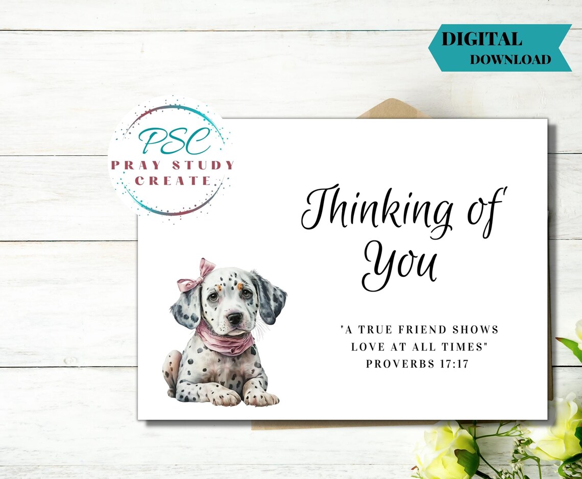 Printable Jehovah's Witness JW Thinking of You Greeting Card| Instant ...