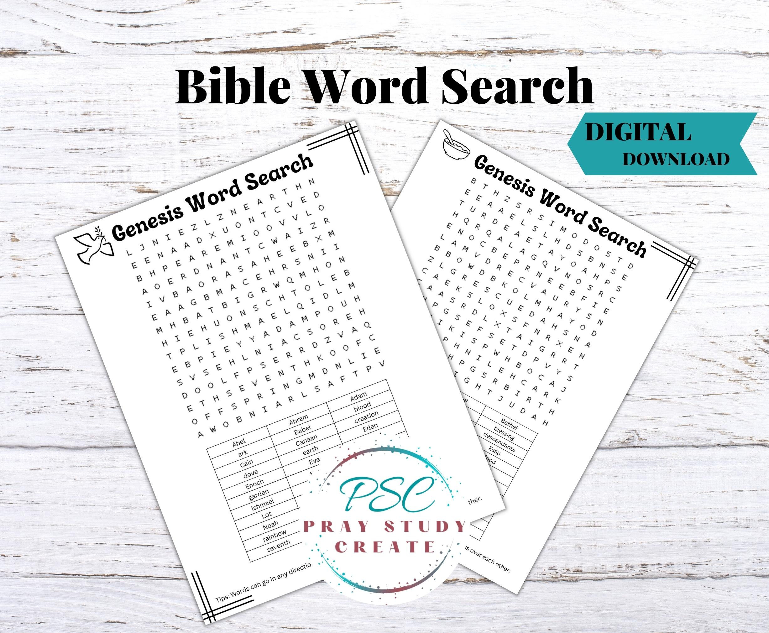 Printable JW Game Word Search, Jehovah's Witness Game for Kids, JW ...