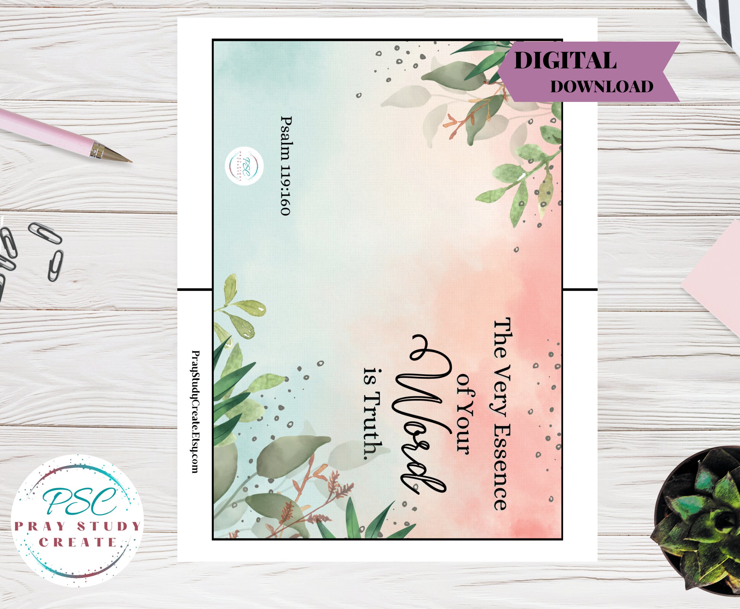 Printable Jehovah's Witness 2023 Year Text Greeting Card JW 2023 ...