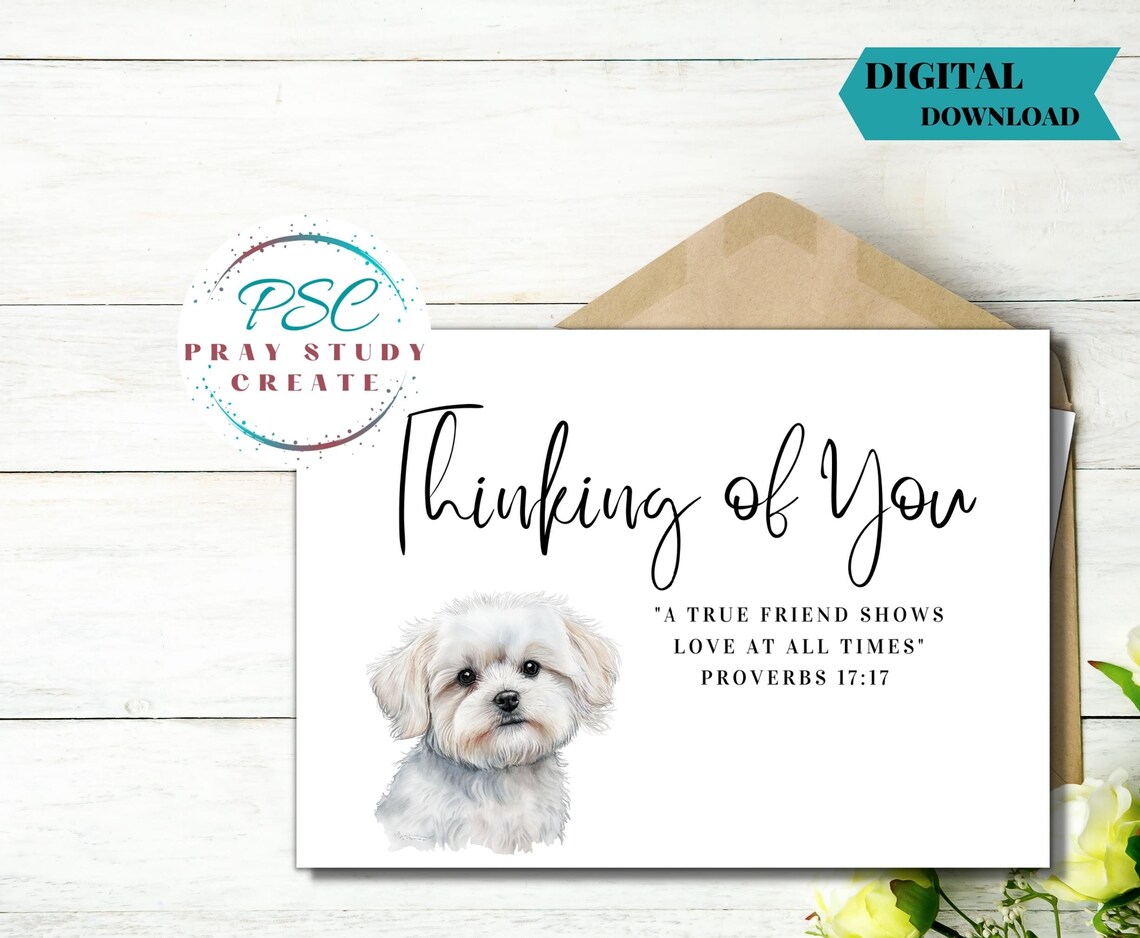 Printable Jehovah's Witness JW Thinking of You Greeting Card| Instant ...