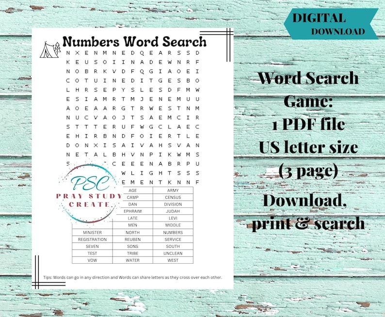 Printable JW Game Word Search Jehovah's Witness Game for - Etsy