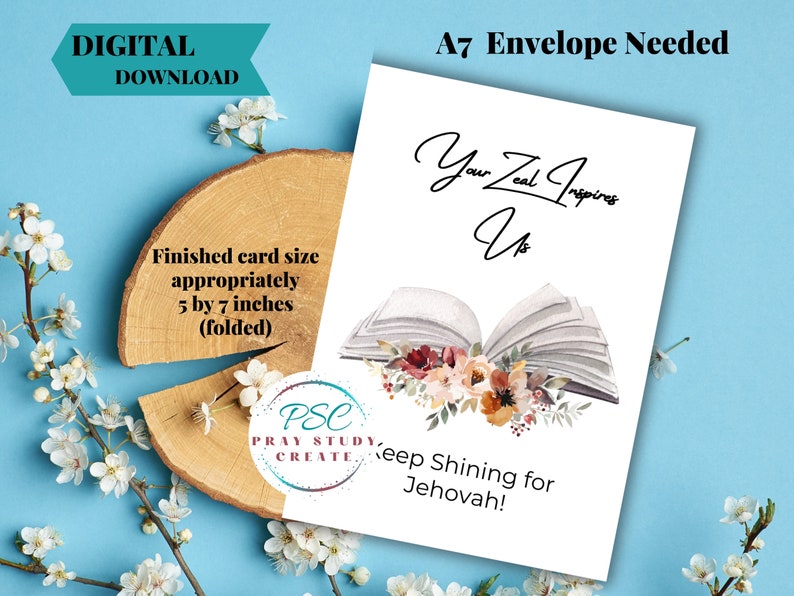 Printable Jehovah's Witness Pioneer Card, JW Card Digital ...