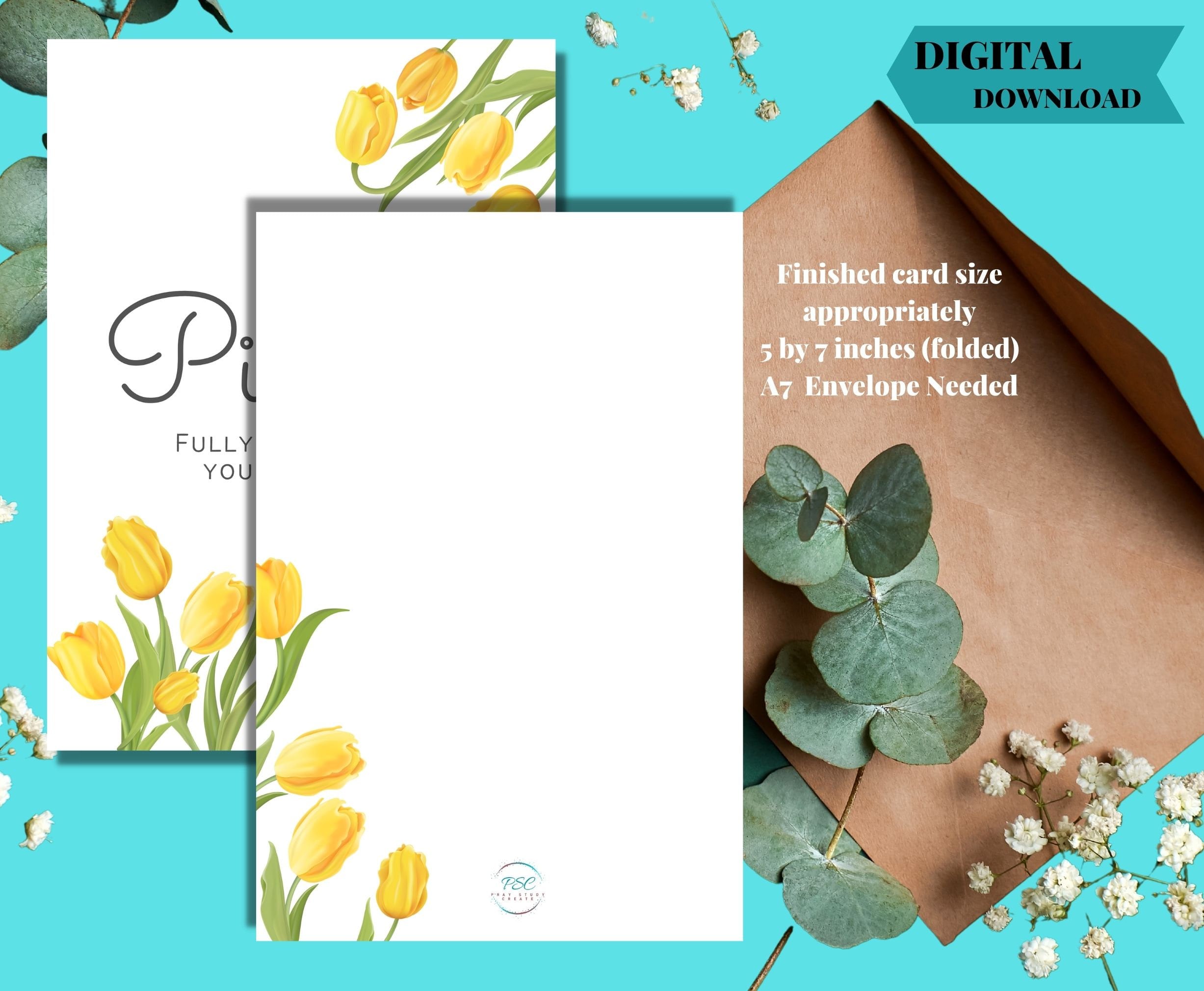 Printable Jehovah's Witness Pioneer Gift Card JW Pioneer Card Digital ...