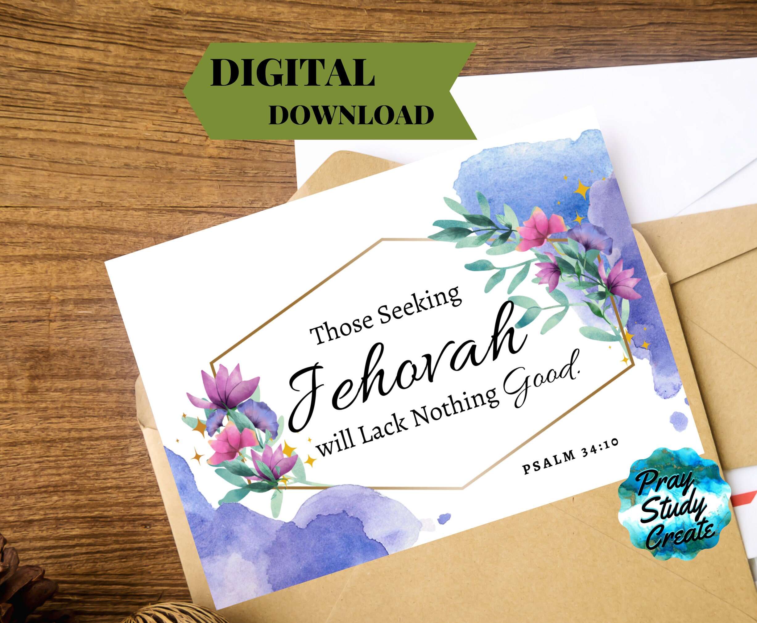 Printable Jehovah's Witness 2022 Year Text Greeting Card| JW 2022 ...