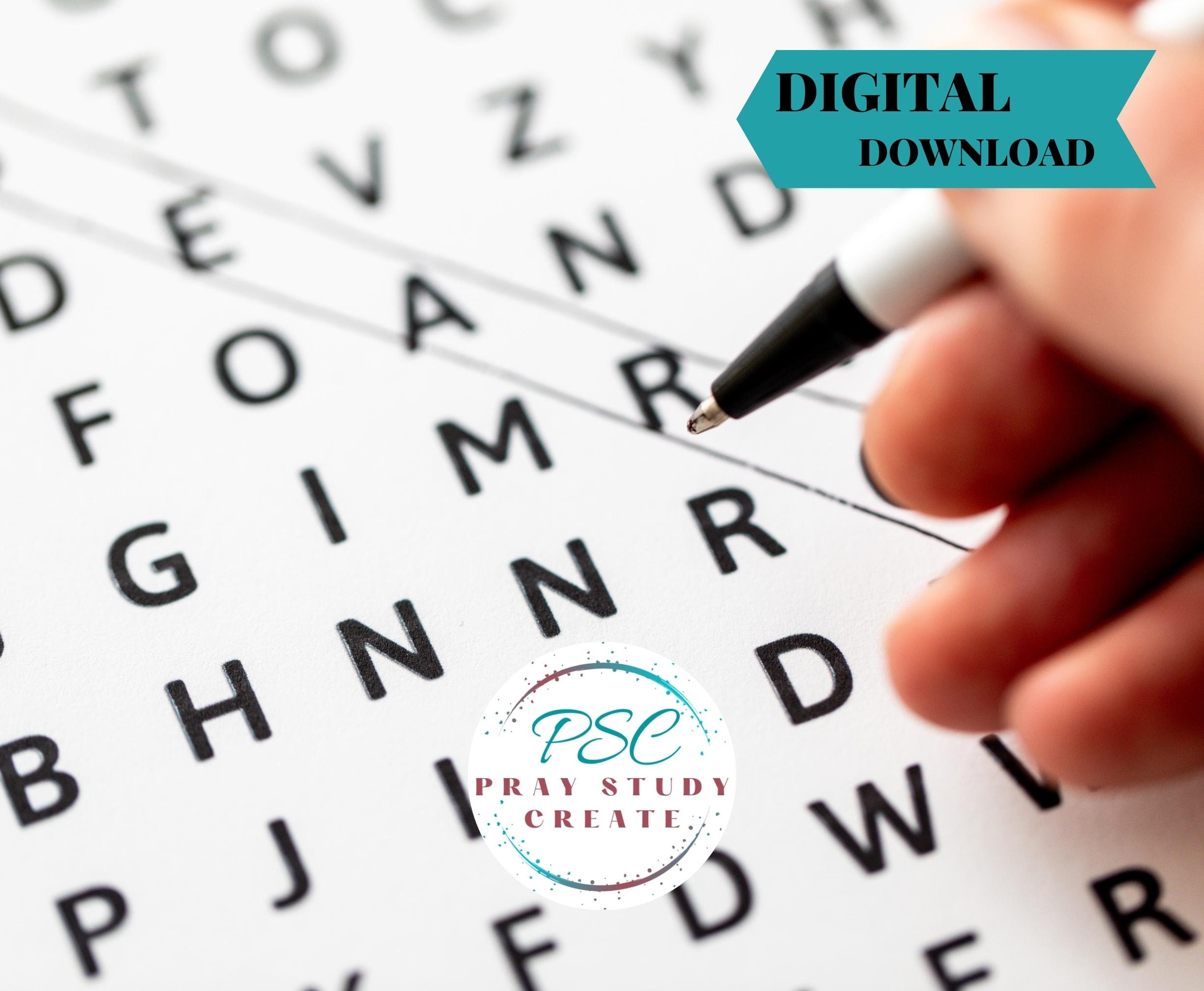 Printable JW Game Word Search, Jehovah's Witness Game for Kids, JW ...