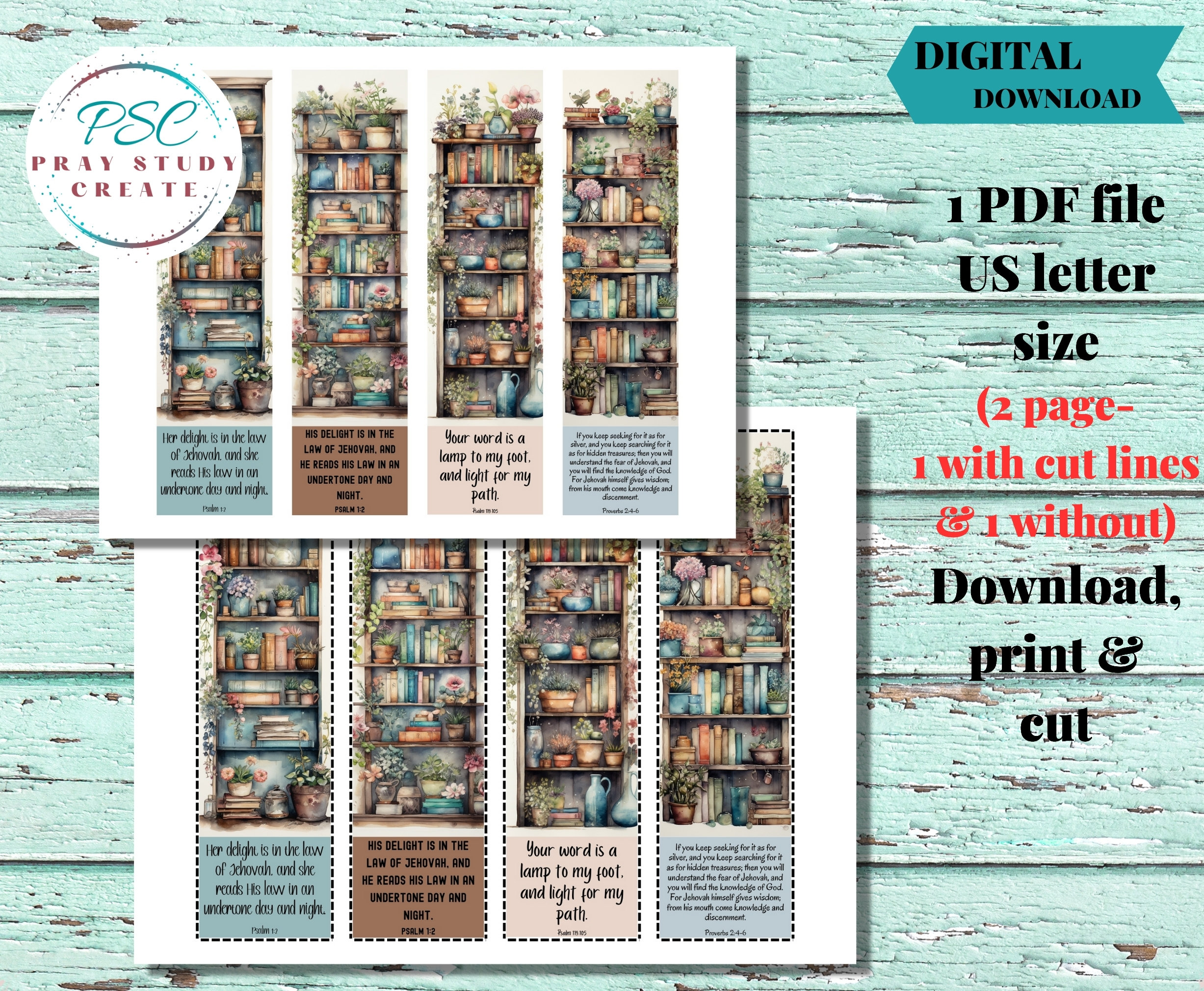 Printable Jehovah's Witness Gift| JW Bookmark| JW Gift for a Jw Brother ...