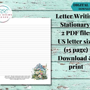 Printable Jehovah's Witness Letter Writing Paper-15 Pgs. JW Stationery ...